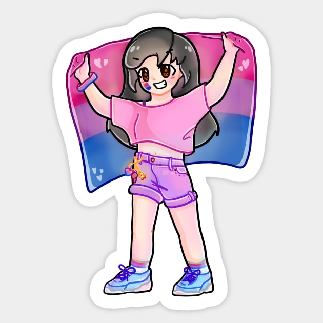 Raise Your Flag! Bi Pride! - Pride Month - Sticker | TeePublic